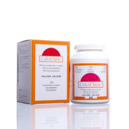 Calci-Chew 500 mg | 120 comprimés à croquer | PharmaMarket
