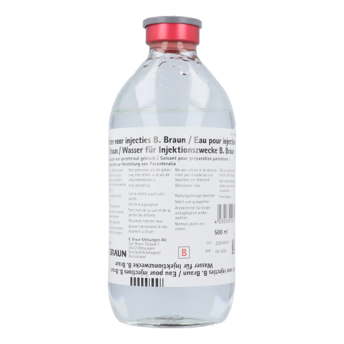 Eau pour Injections B. Braun | 500 ml | PharmaMarket