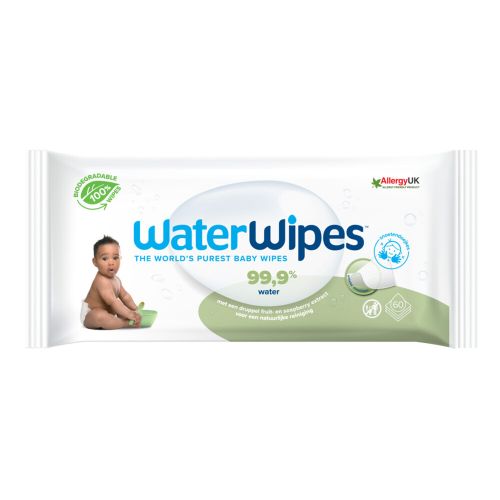 WaterWipes Lingettes Visage Bio | 60 pièces | PharmaMarket