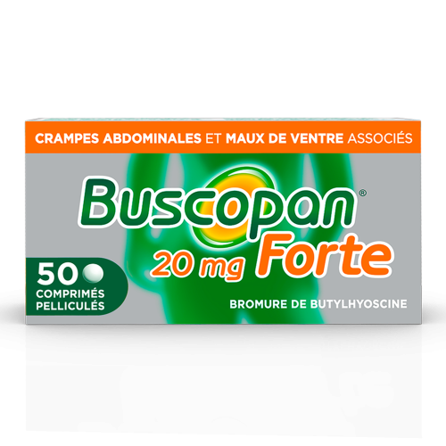 Buscopan Forte | 50 comprimés | PharmaMarket