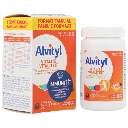 Alvityl Vitalité | 90 comprimés | PharmaMarket