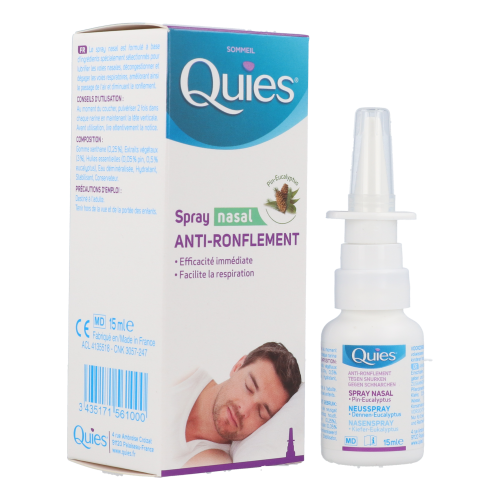 Quies Spray Nasal Anti-Ronflement | 15 ml | PharmaMarket